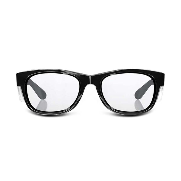 SAFESTYLE GLASSES CLASSICS BLACK FRAME CLEAR LENS EYEWEAR CBC100 ...