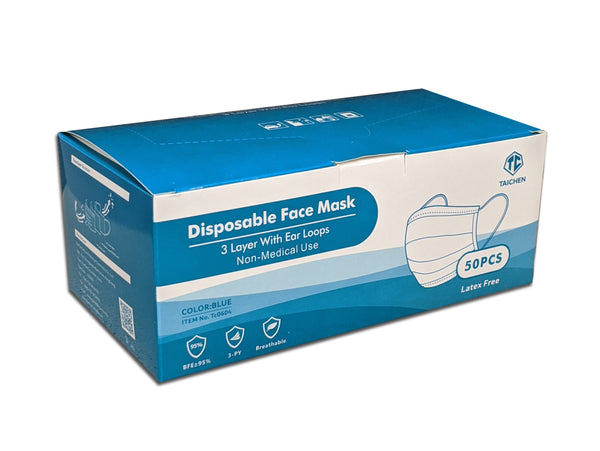 3 Ply Non Woven Disposable, Ear Loop Type II R Surgical Mask (Pack 50 ...