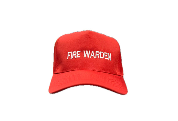 Fire Warden Cap (RED) – Visual Workwear