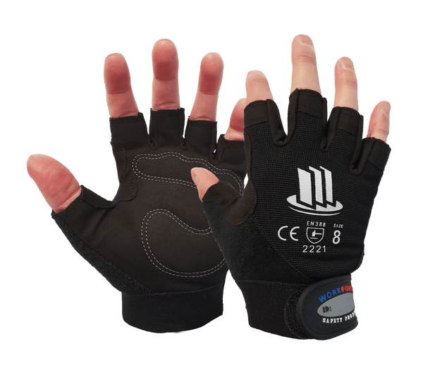 Workforce Medium Duty Fingerless Mechanics Glove (AFBI) – Visual Workwear